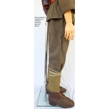 Dorsal Support Rod for Standing Mannequins DSR ©- NO BASE INCLUDED ...